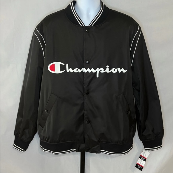Champion | Jackets & Coats | Xl Champion Classic Satin Varsity Full ...
